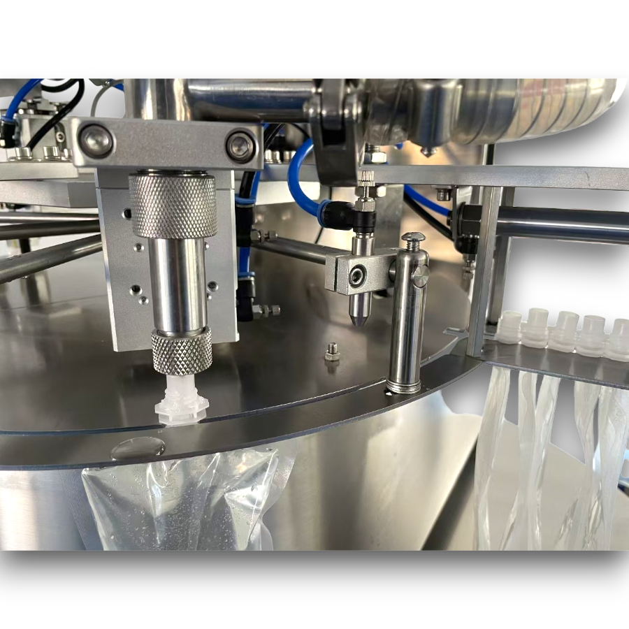 Home Spout Pouch Packing Machine Automatic Rotary Spout Pouch Packing ...